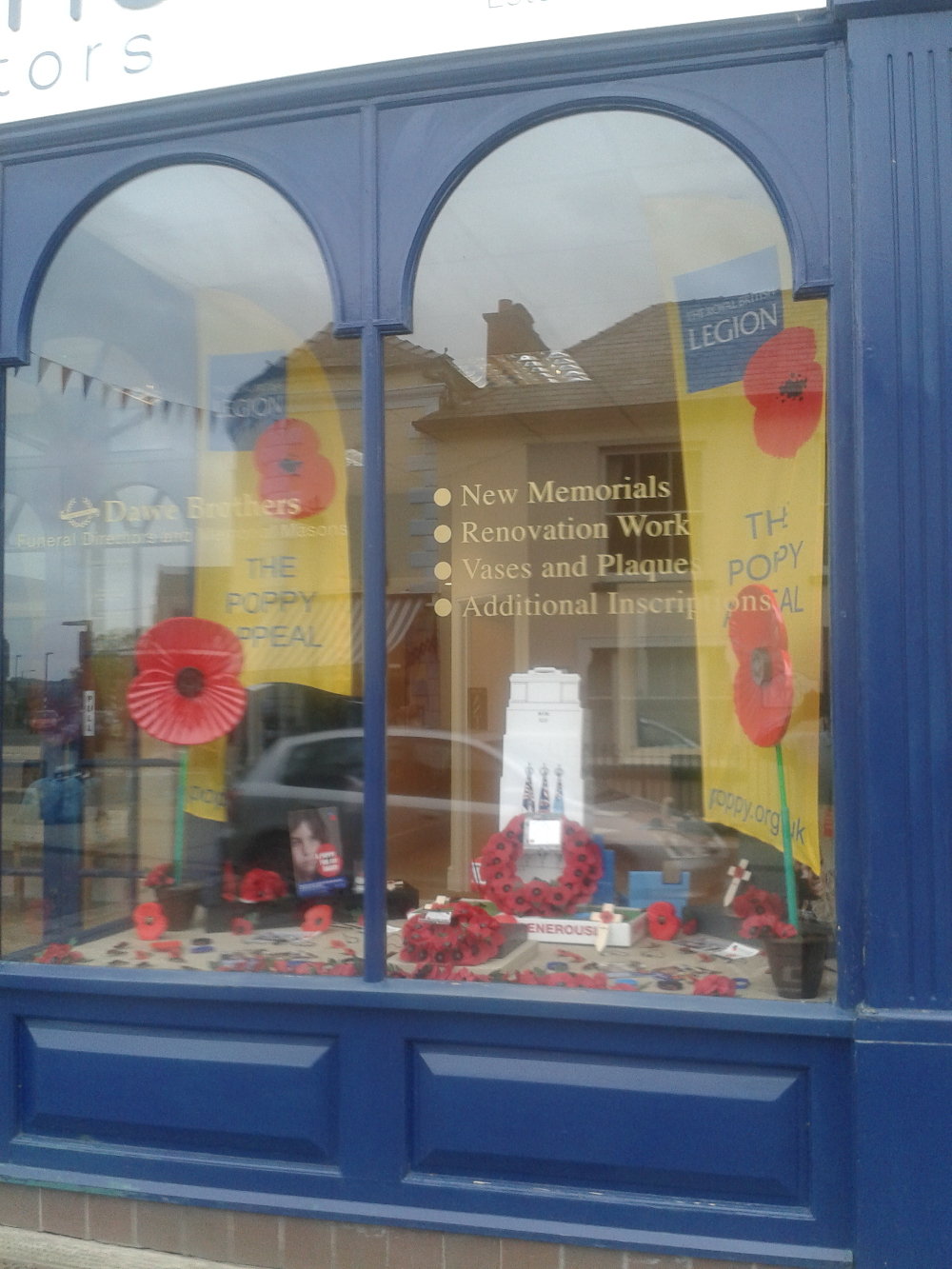 Remembrance and the Poppy Appeal 2014 - Dawe Brothers Funeral Directors